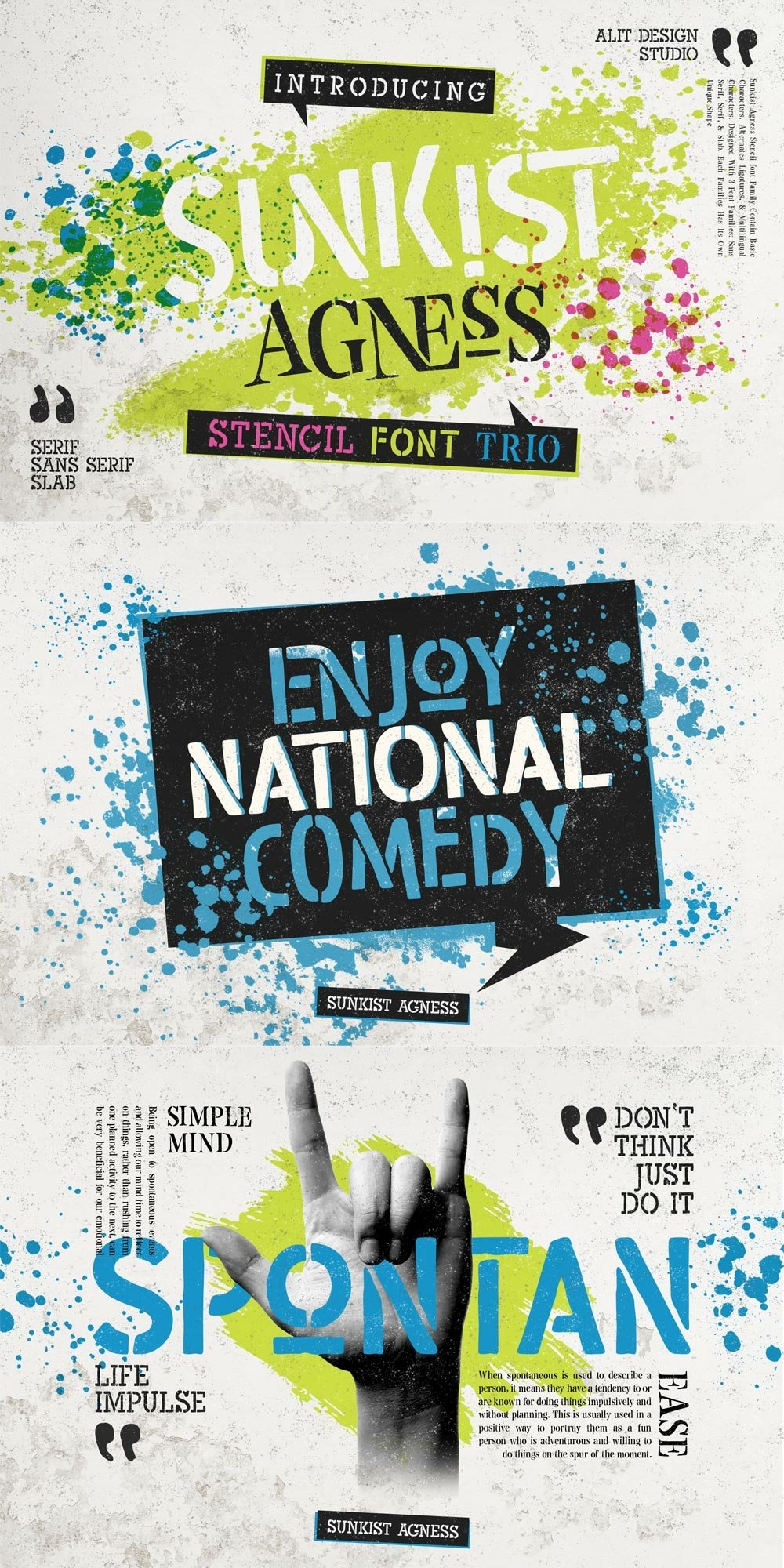 Sunkist Agness Typeface