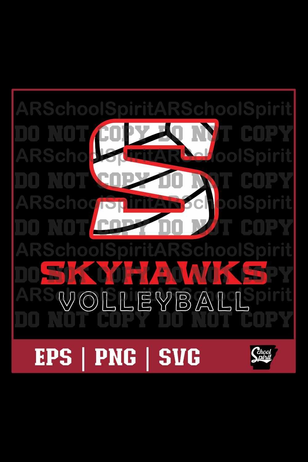 Skyhawks Volleyball Design