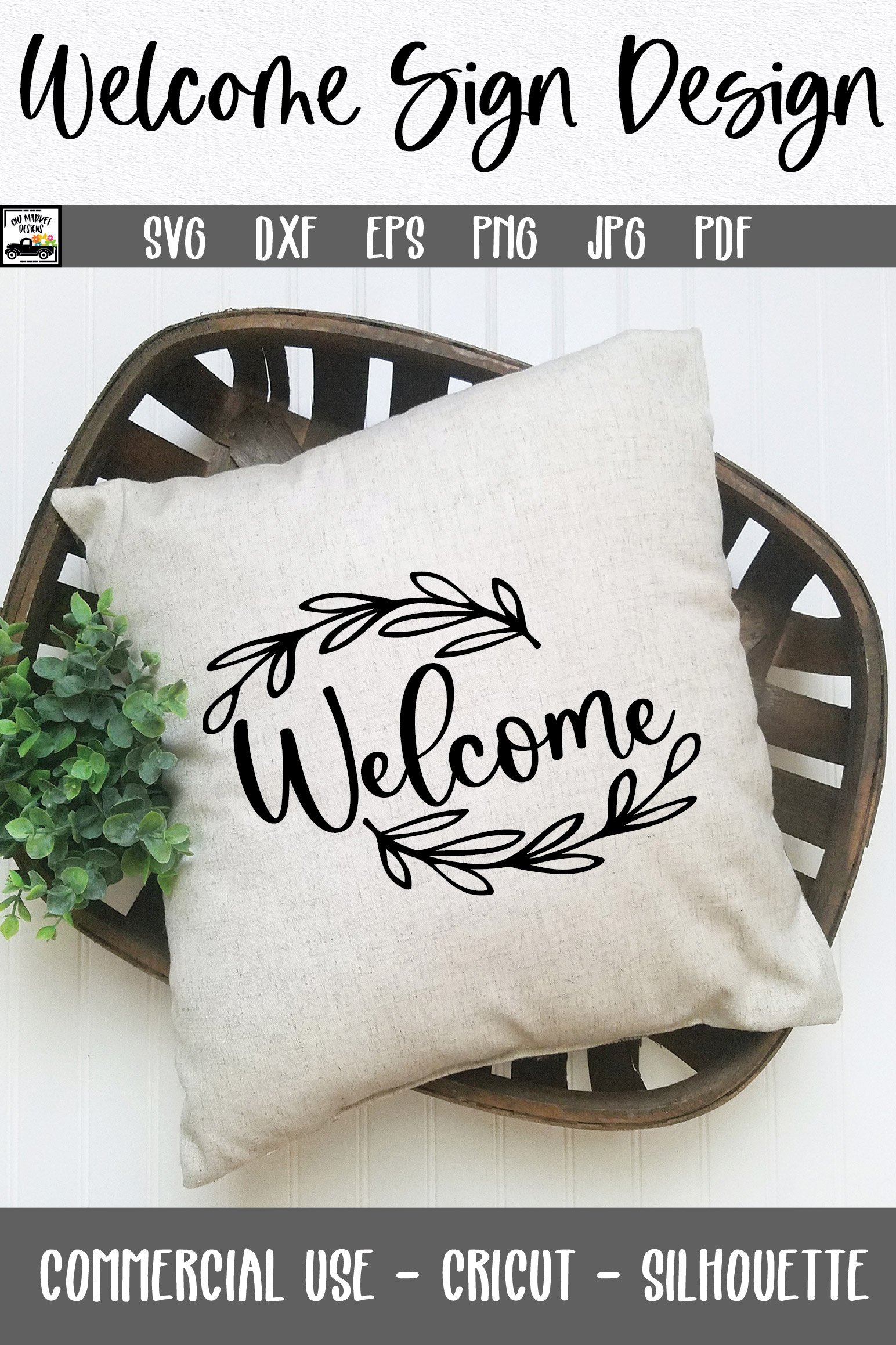 Welcome Sign SVG File (1418710)