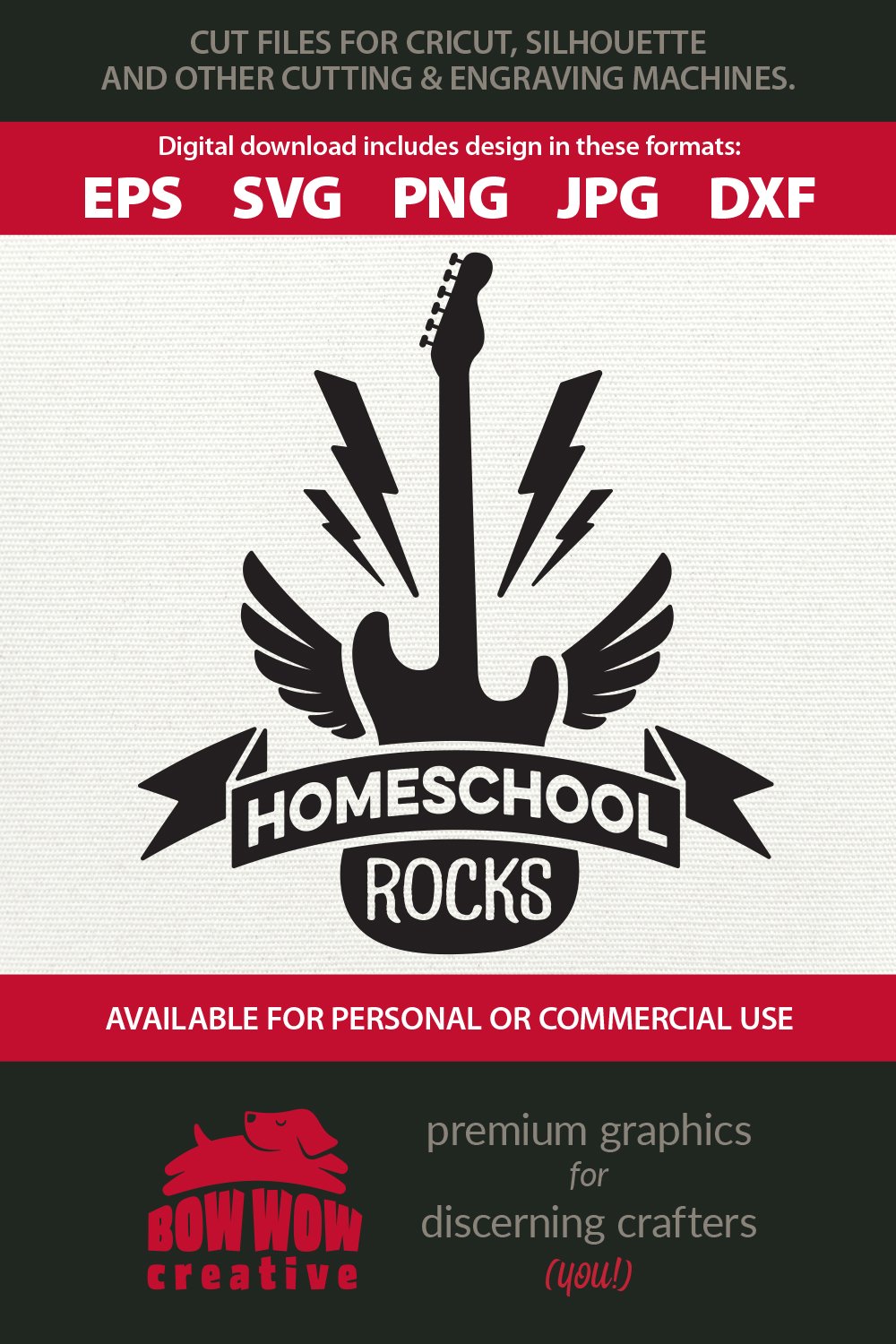 Homeschool Rocks - Cool Homeschool Quote SVG Cutting File