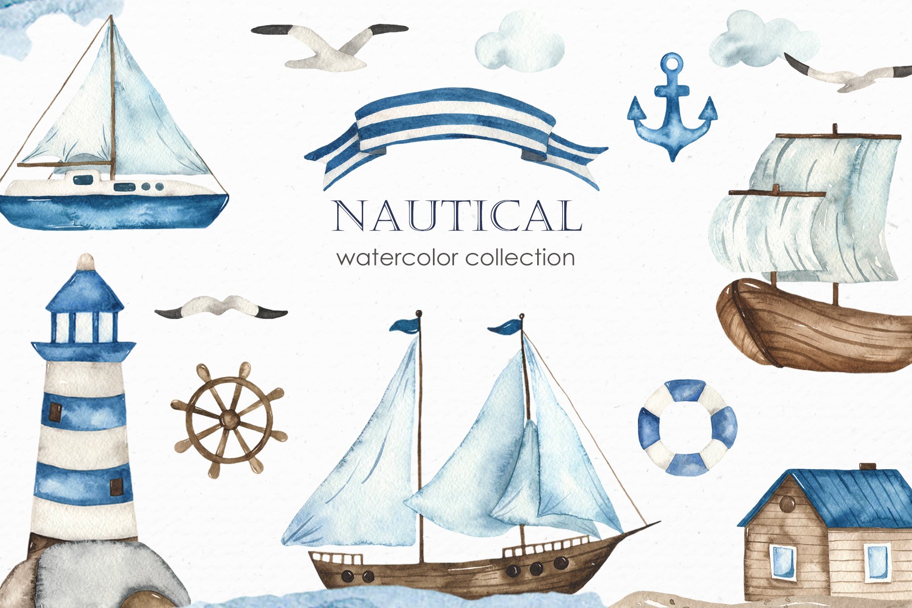 Nautical watercolor collection (1160576)
