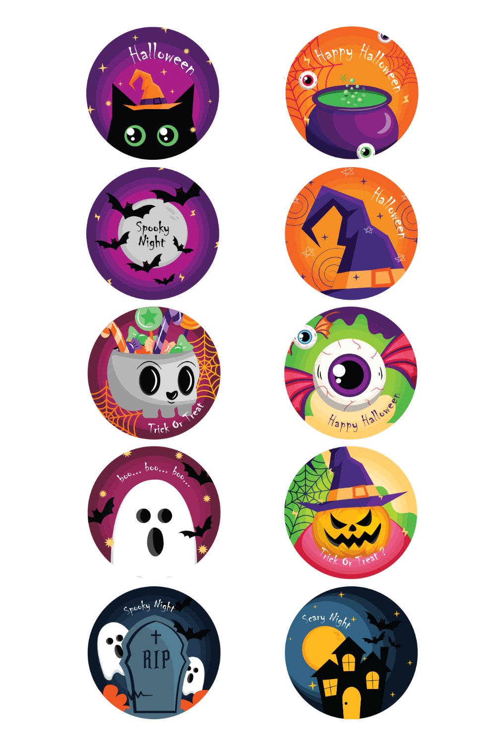 Halloween Clipart Bundles - PNG,JPG,EPS,SVG