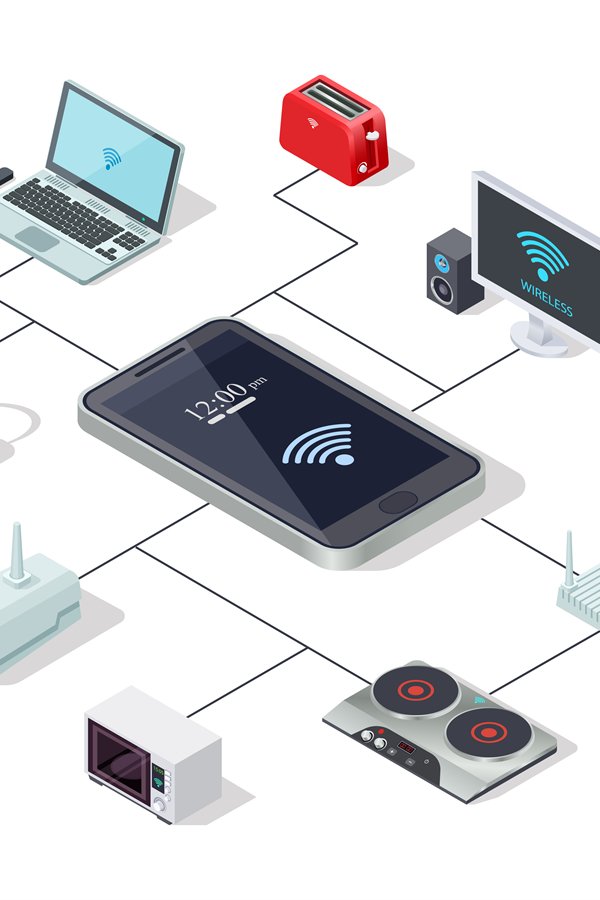 Home appliances management via smartphone - smart home isome