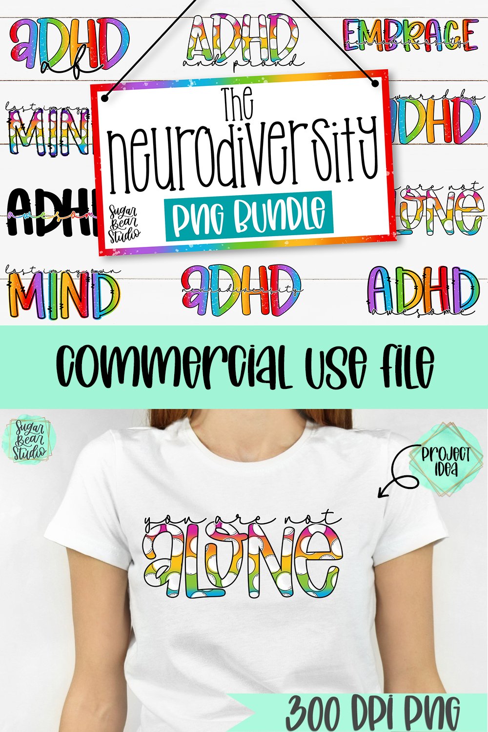 The Neurodiversity Bundle | A Bundle With 10 PNGs