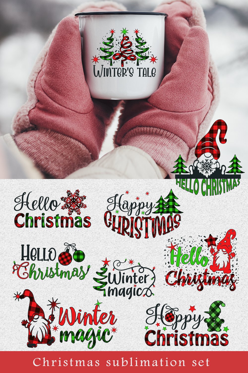 Christmas sublimation set