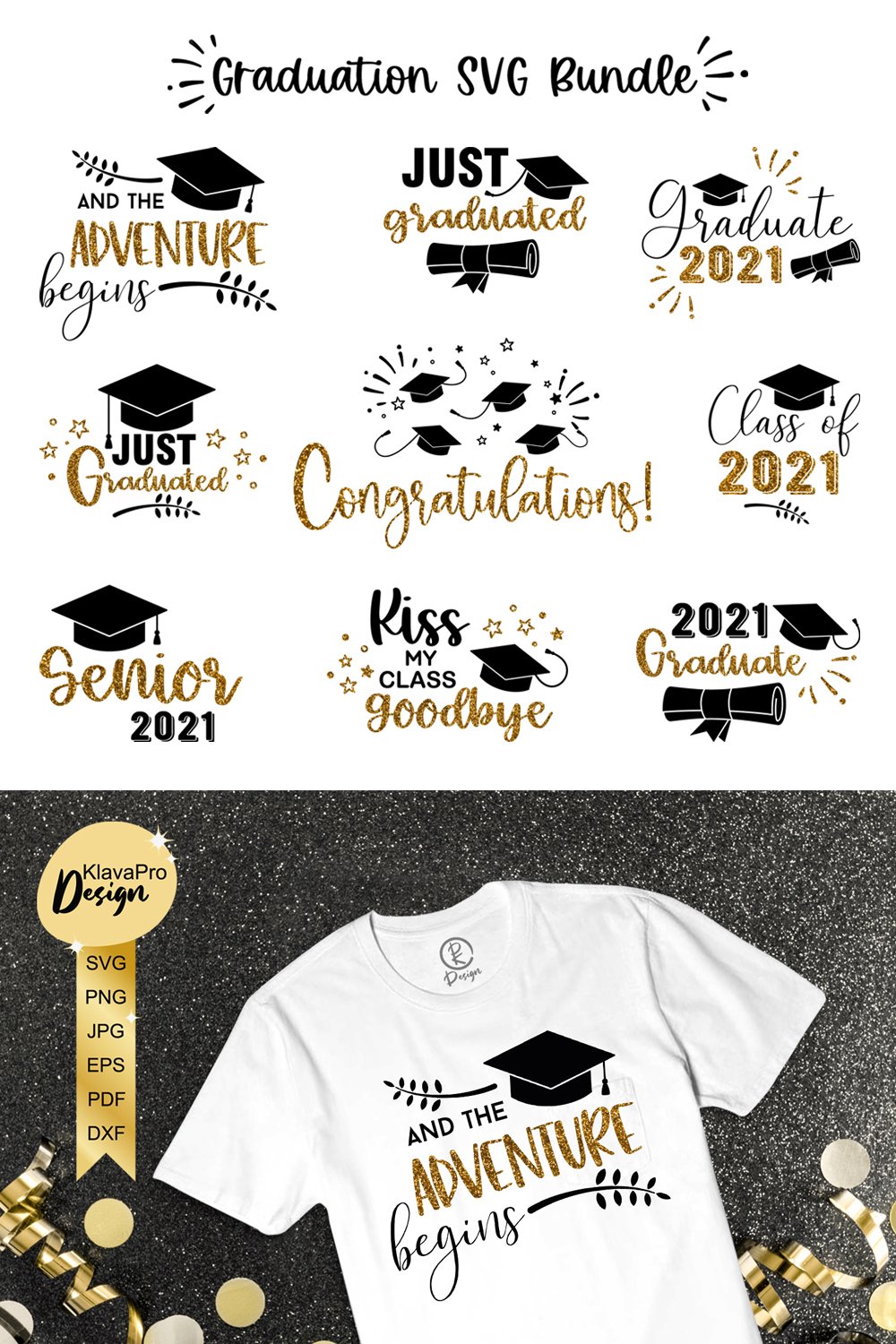 Graduation bundle - Svg layered Cut File (1302664)