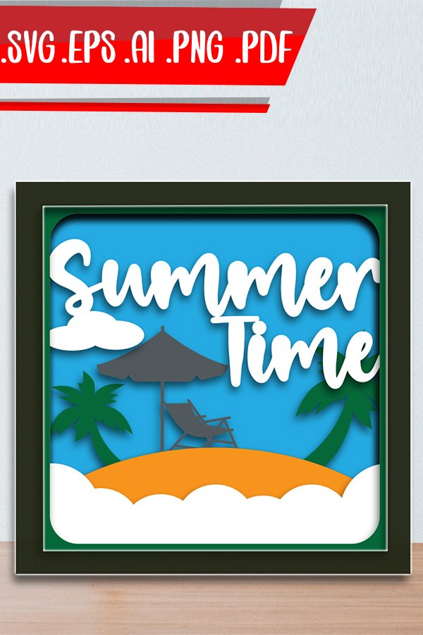 Summer Layered Papercut