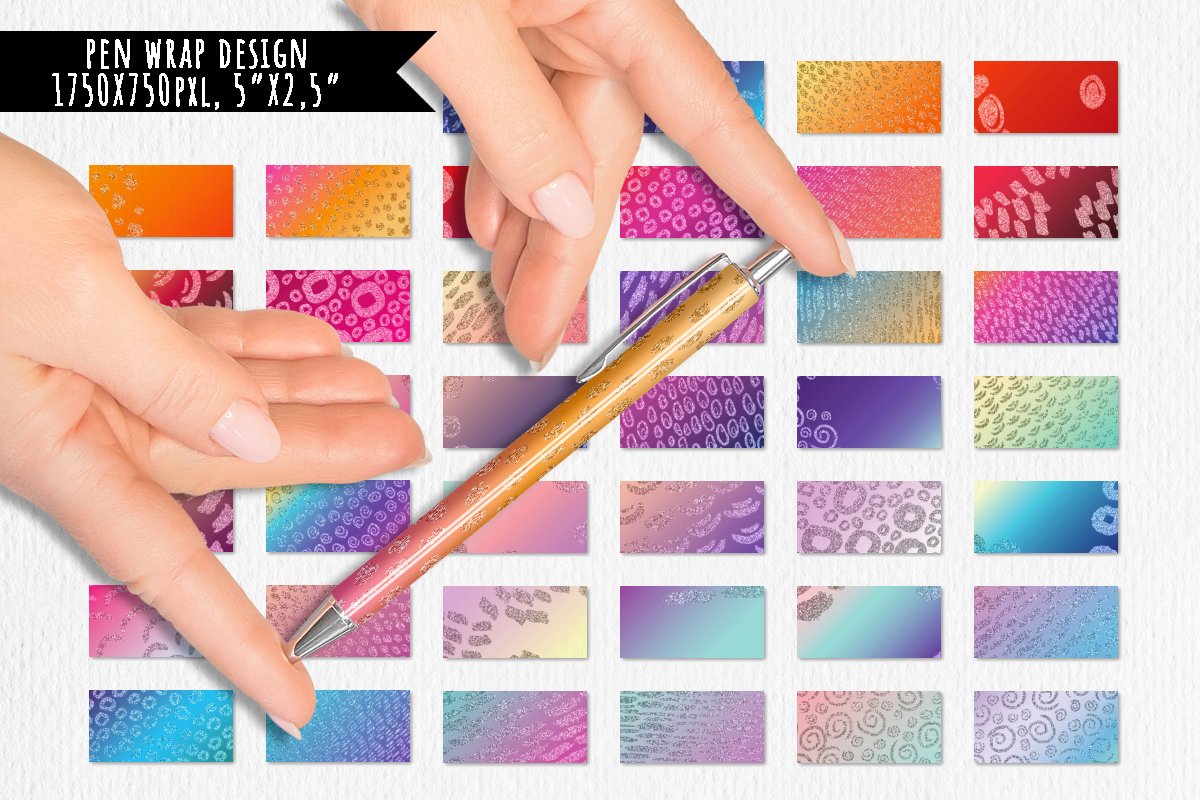 40 Abstract modern pen wrapping design