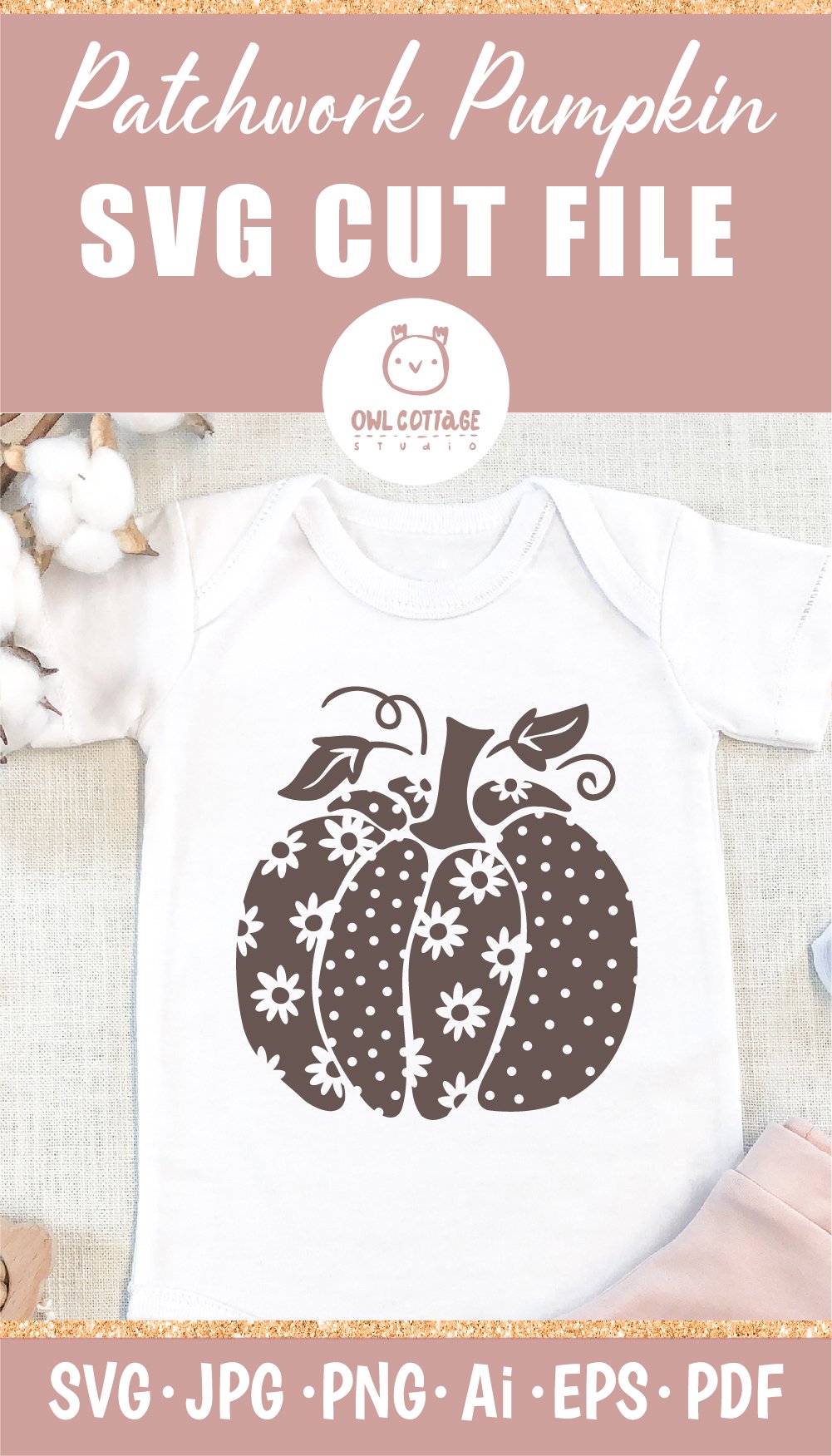 Patchwork Pumpkin svg, Patterned Pumpkin cut file , pumpkin