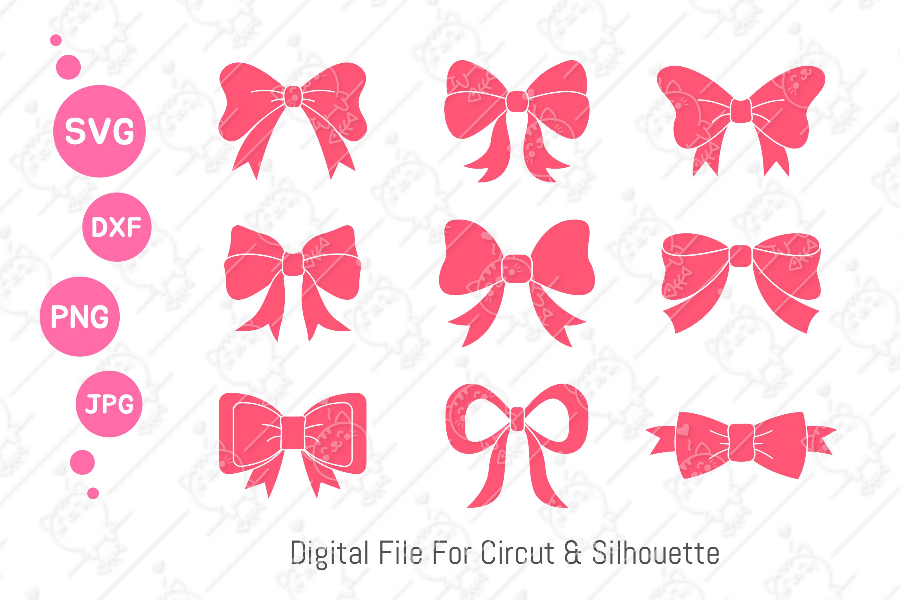 Bow Bundle | Bow Tie SVG | Bow SVG | svg dxf png (1294980)