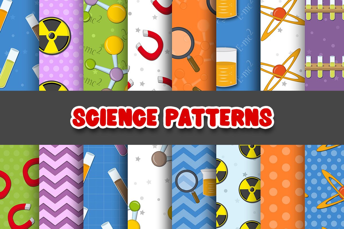 Science Digital Papers Patterns