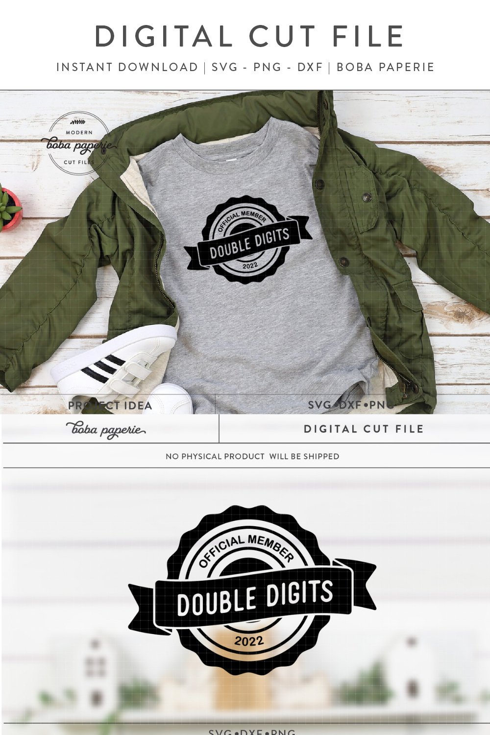 Official Member Double Digits svg |10th Birthday shirt