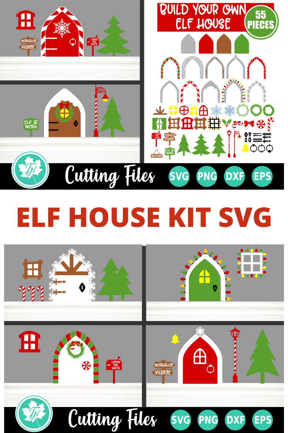 Christmas SVG | Build Your Own Elf House