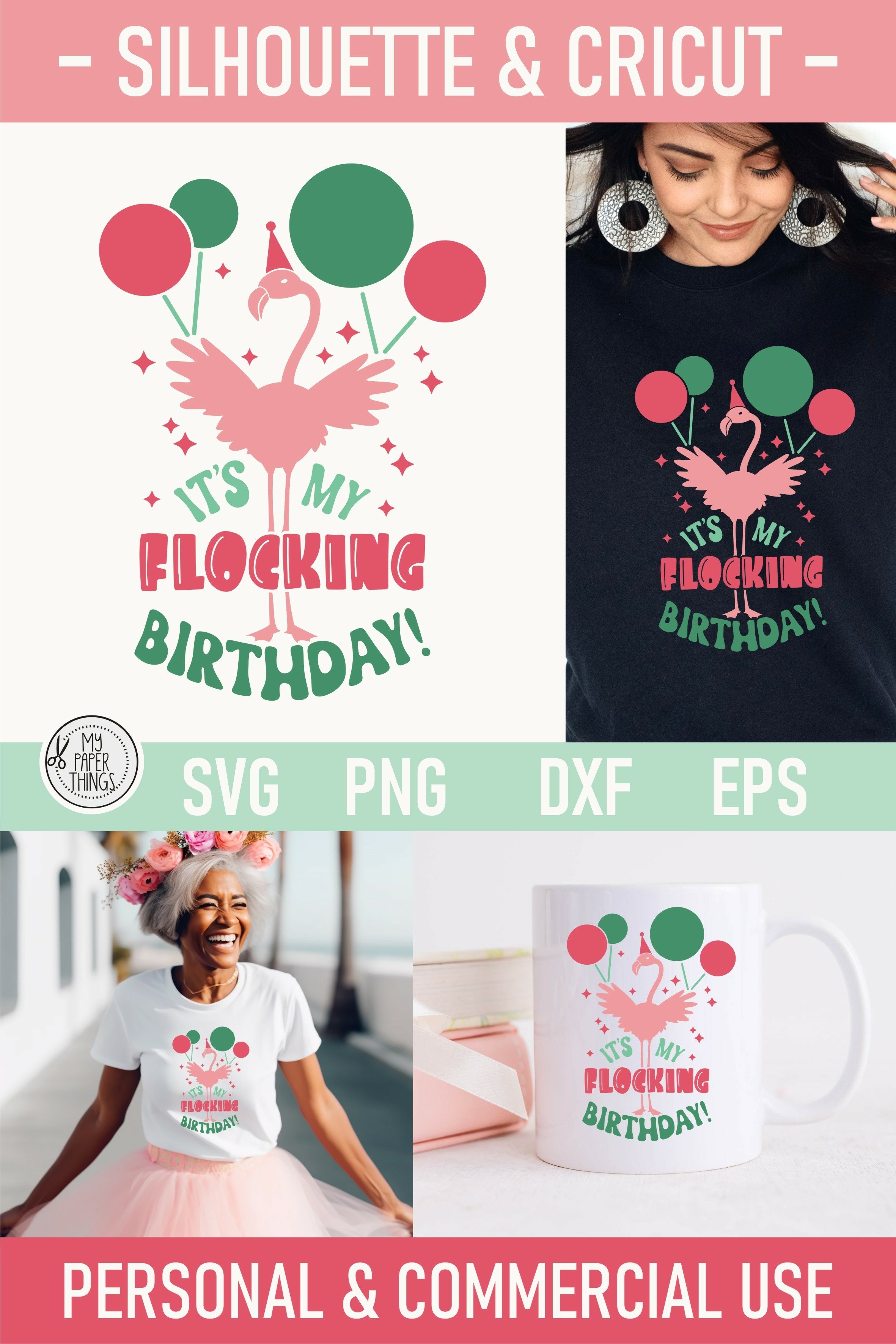 It's My Flocking Birthday Svg