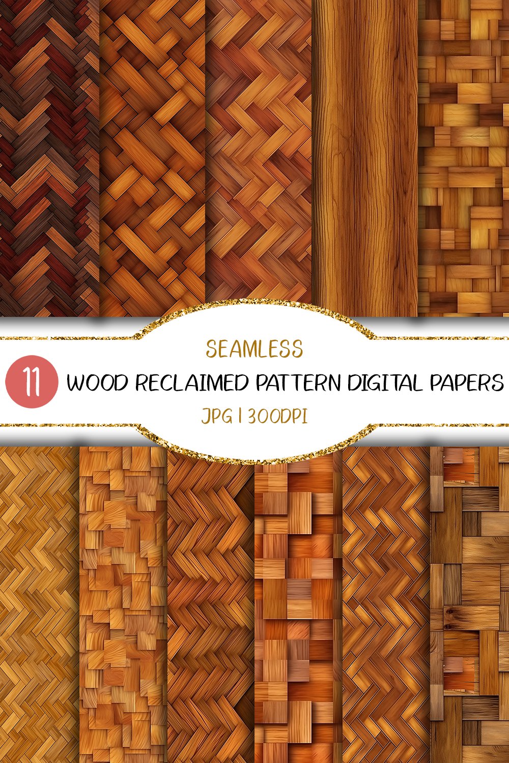 Seamless Wood reclaimed Pattern Digital Papers