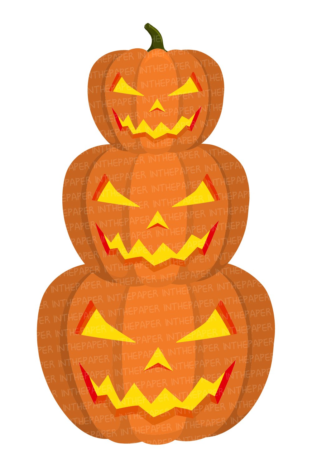 Halloween Jack O'Lantern | SVG PNG Pumpkin Clipart Pumpkin