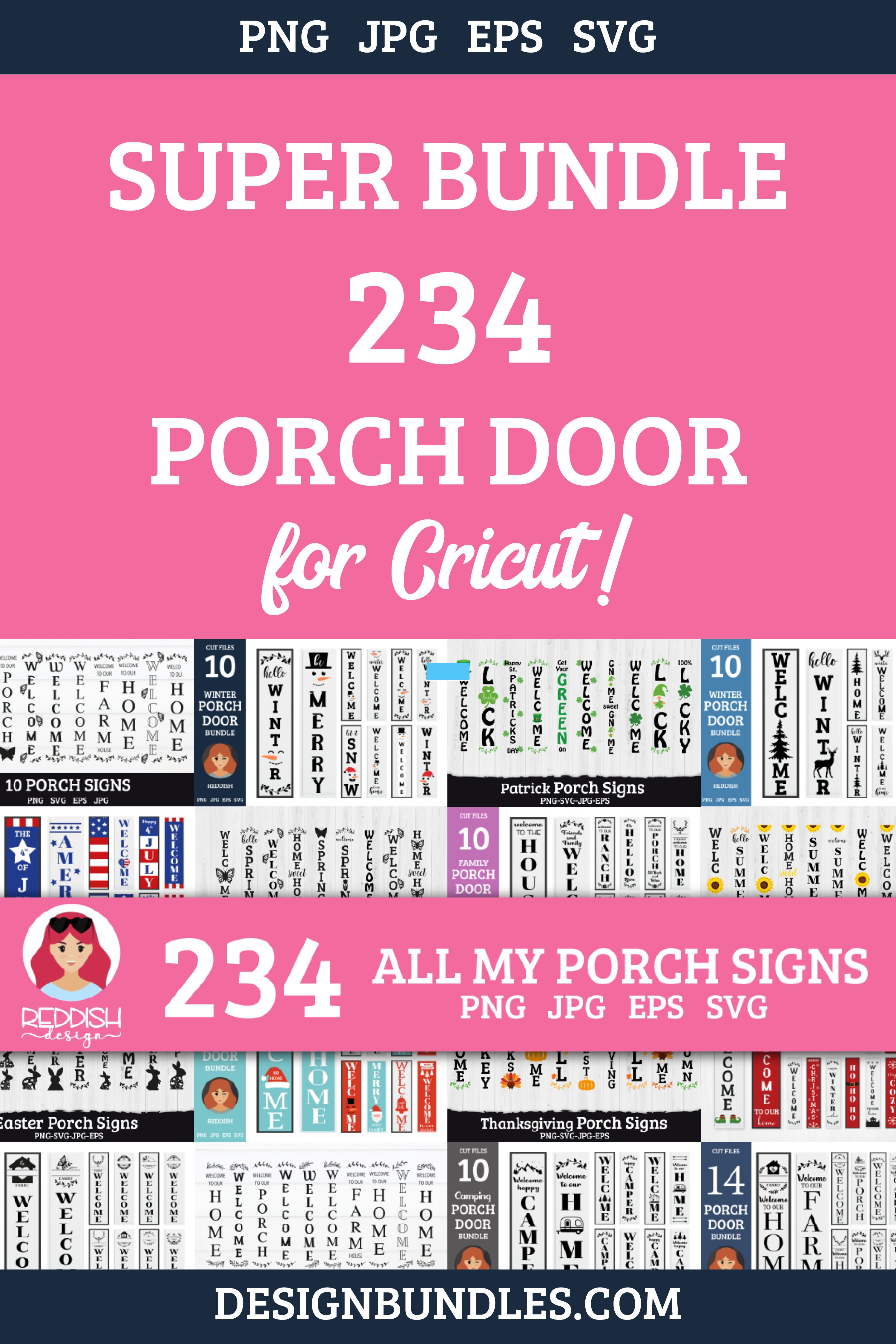 Mega 234 Bundle of Porch door signs,holidays,welcome signs 1
