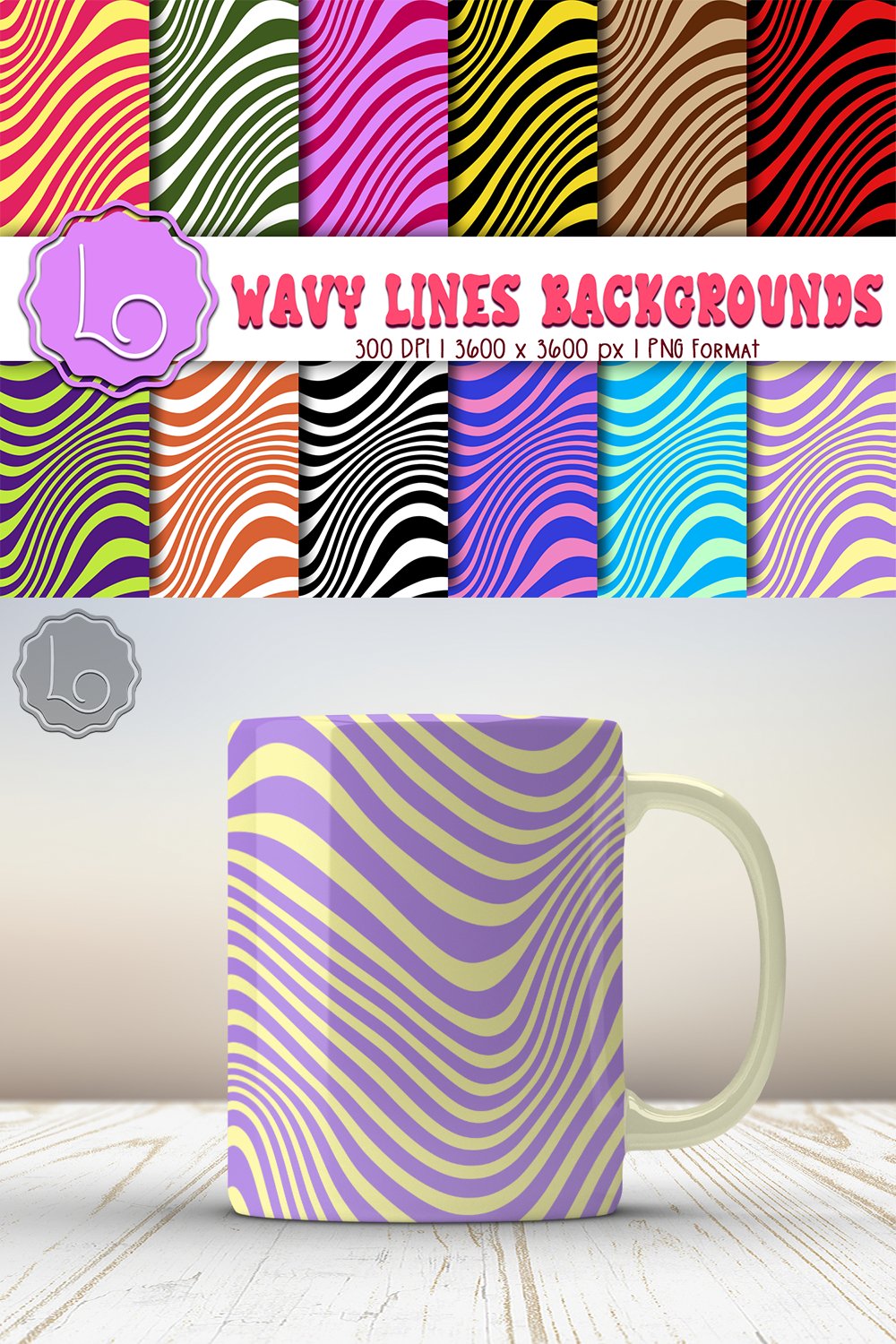 Wavy Lines Backgrounds