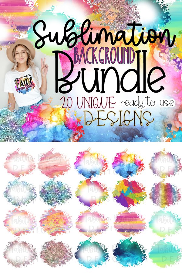 Best Seller Sublimation Background Design Bundle (1410779)