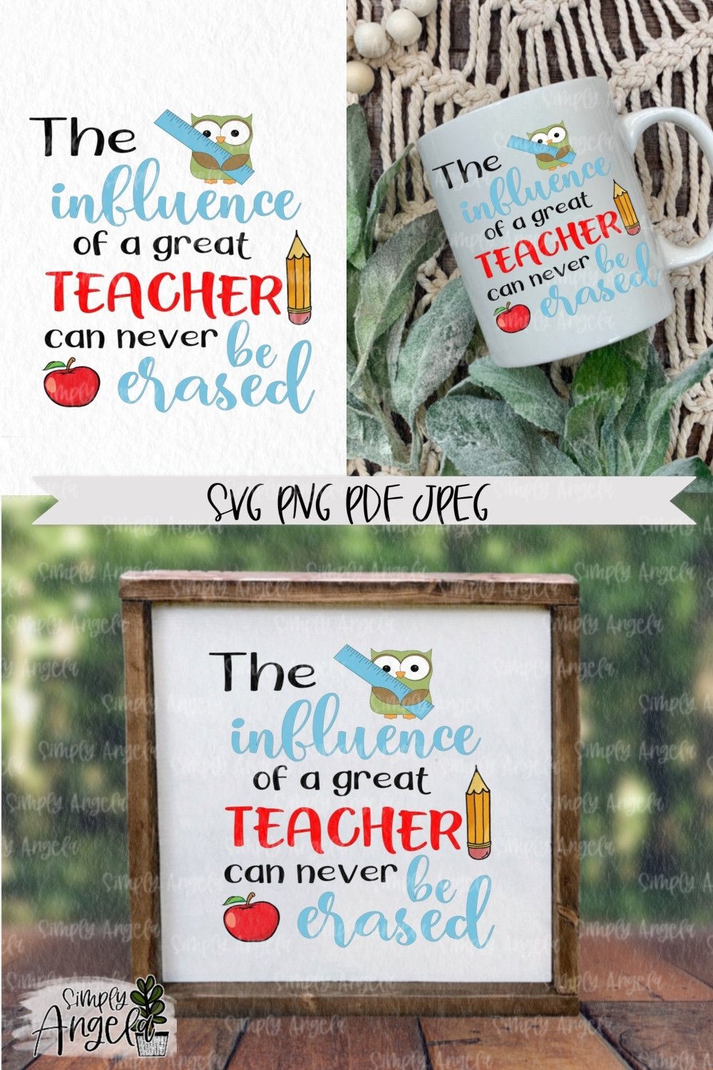 Teacher Appreciation SVG Cut File