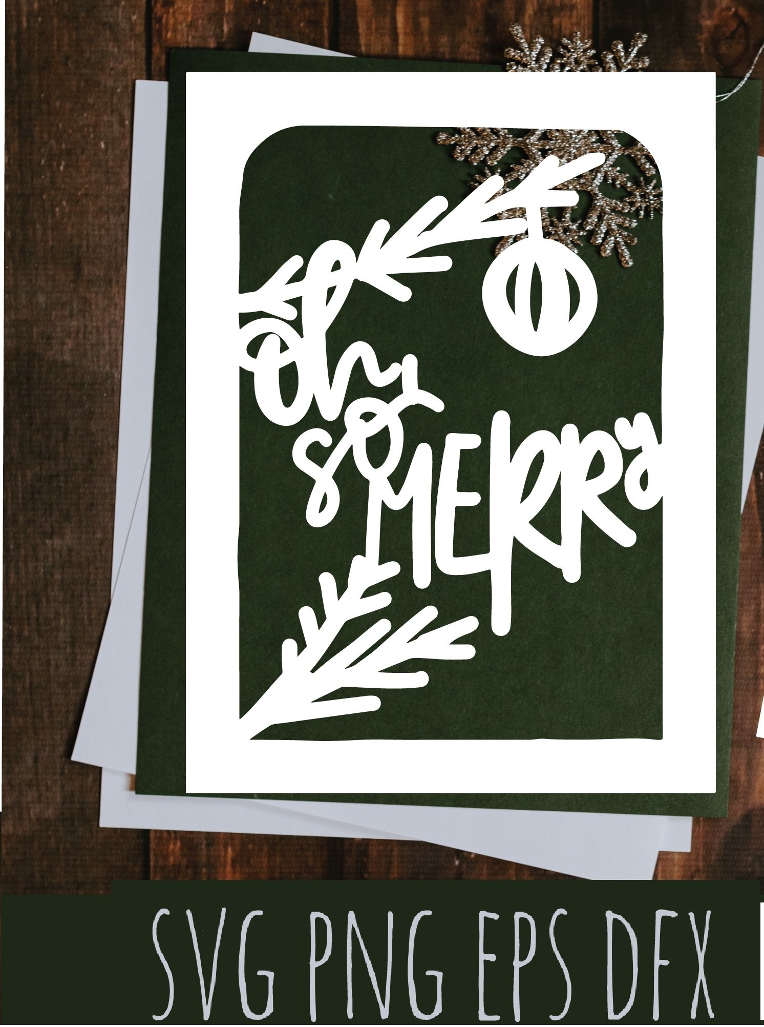 Christmas card| Oh so merry