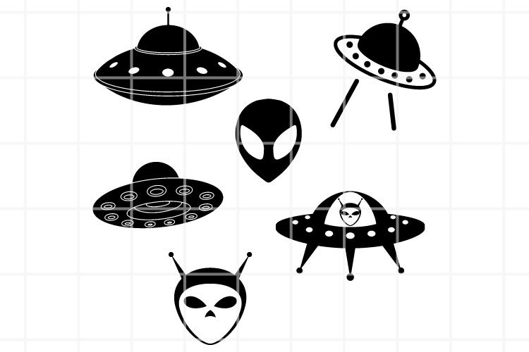 Astronomy SVG. Space cutting files. UFO clipart (1008174)