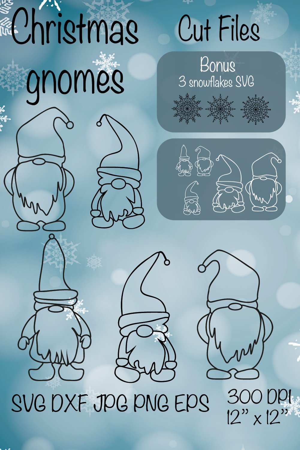 Gnome SVG. Christmas Gnome Cut File. Gnome bundle (927971)