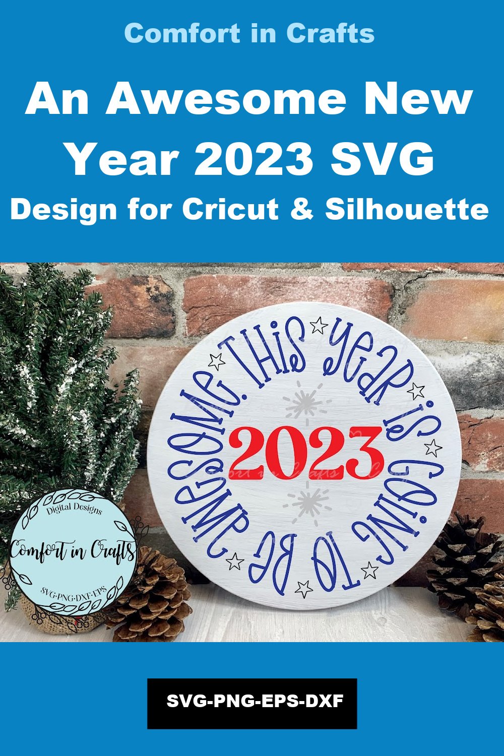 An Awesome New Year 2023 SVG