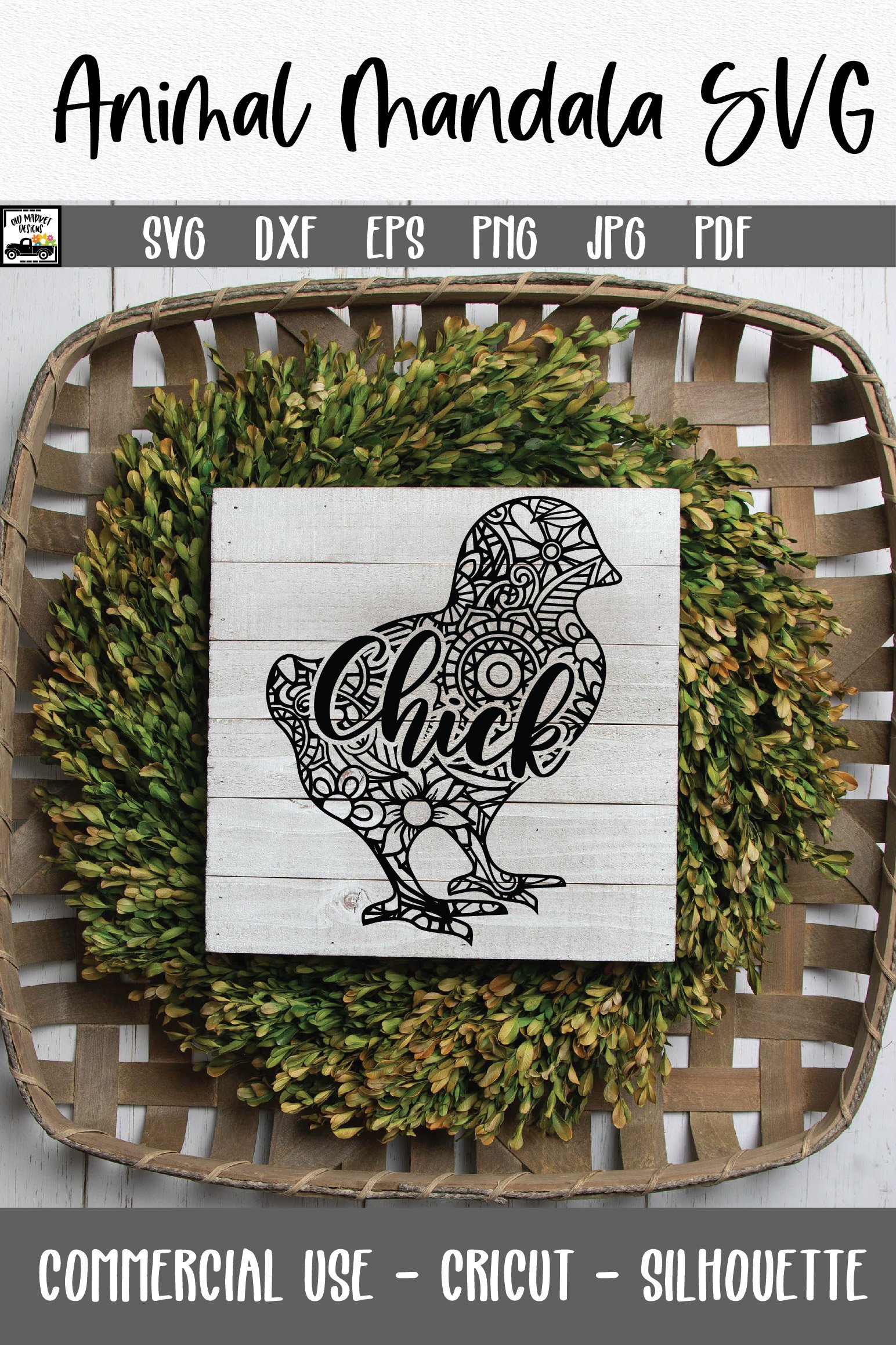 Chick SVG File - Baby Chick Mandala SVG (1280010)