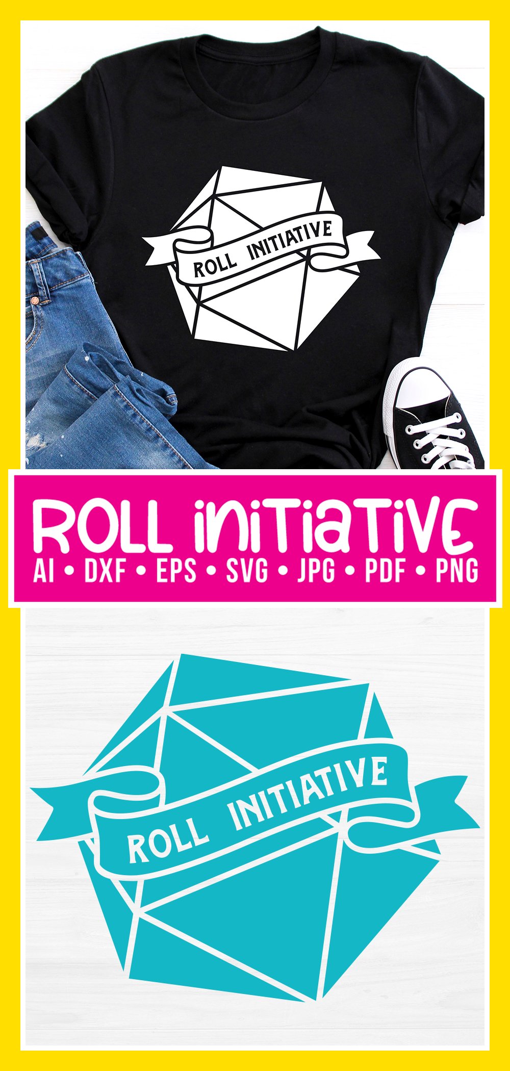 Roll initiative SVG