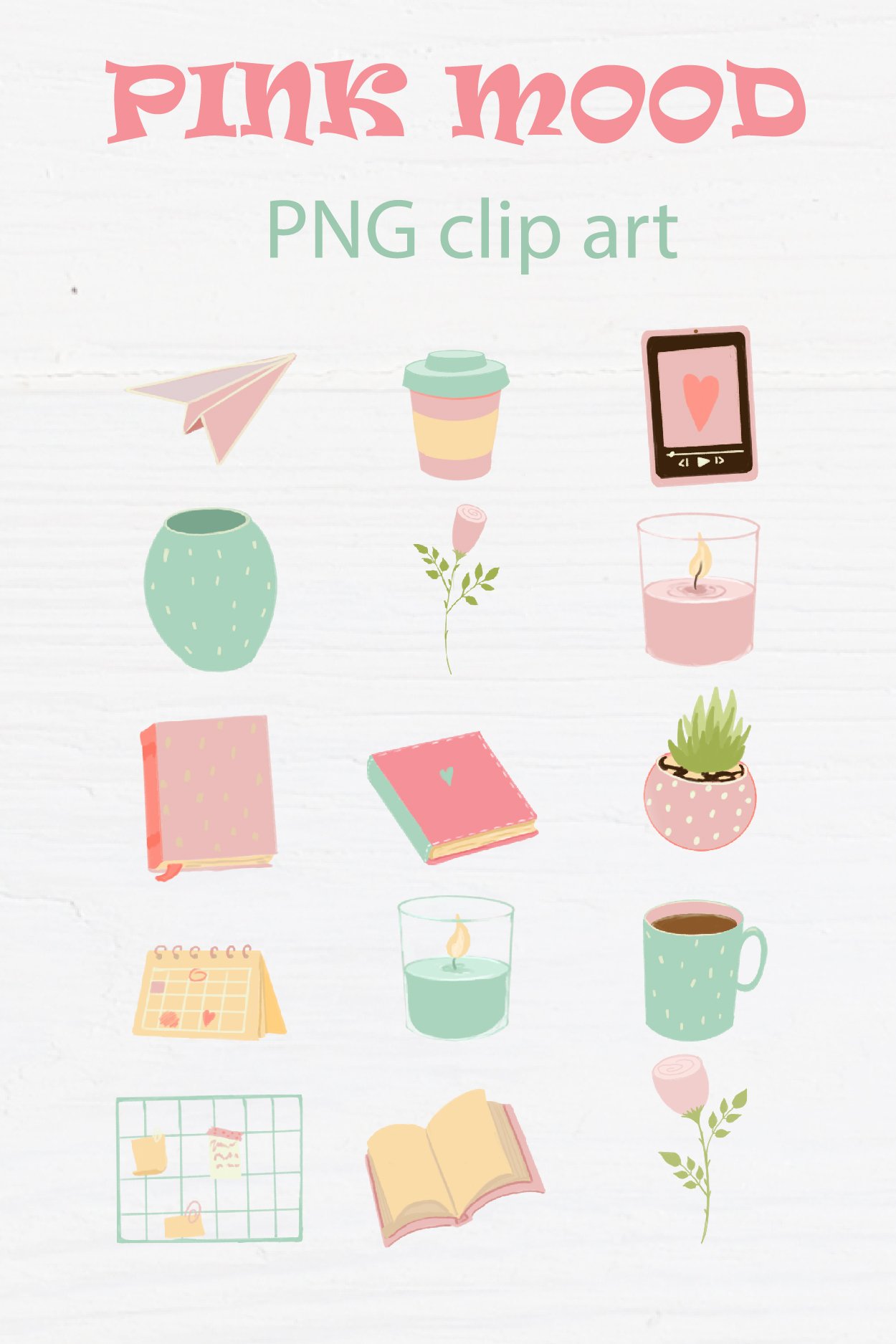 Pink Mood PNG Clip art