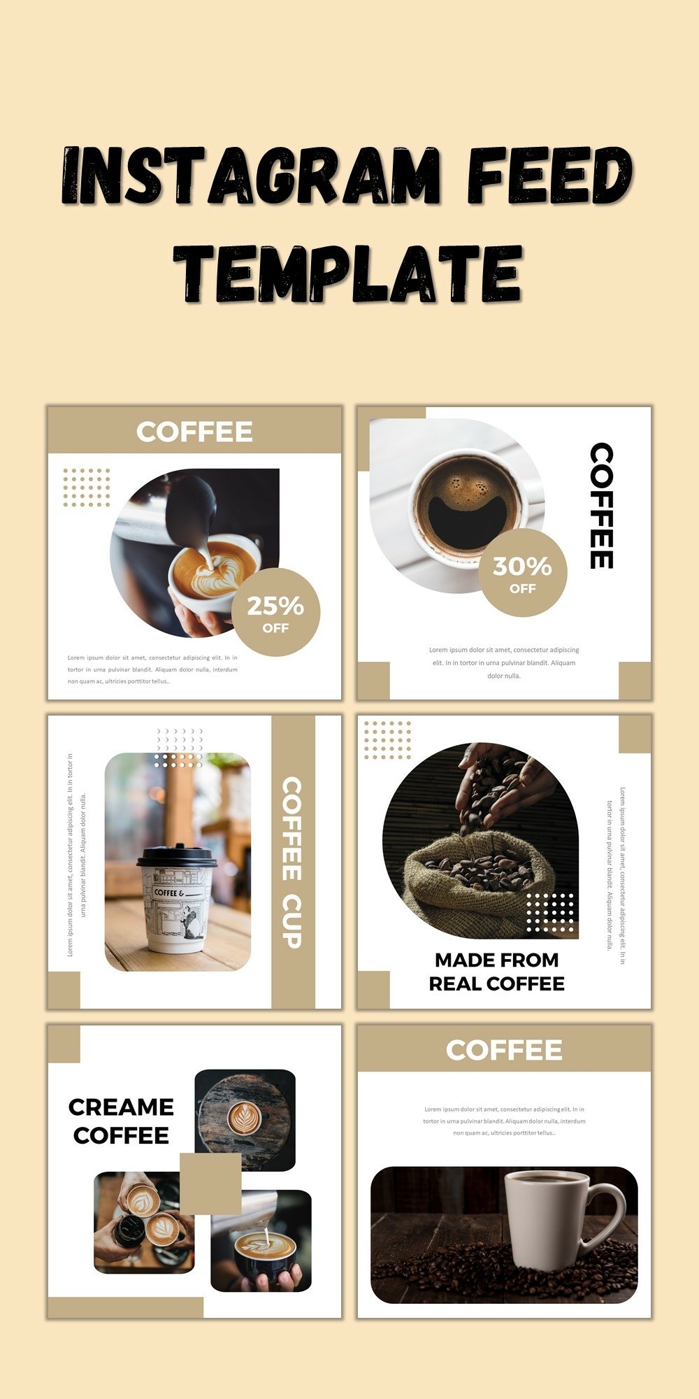 Template Instagram Business - Coffee (1846287)