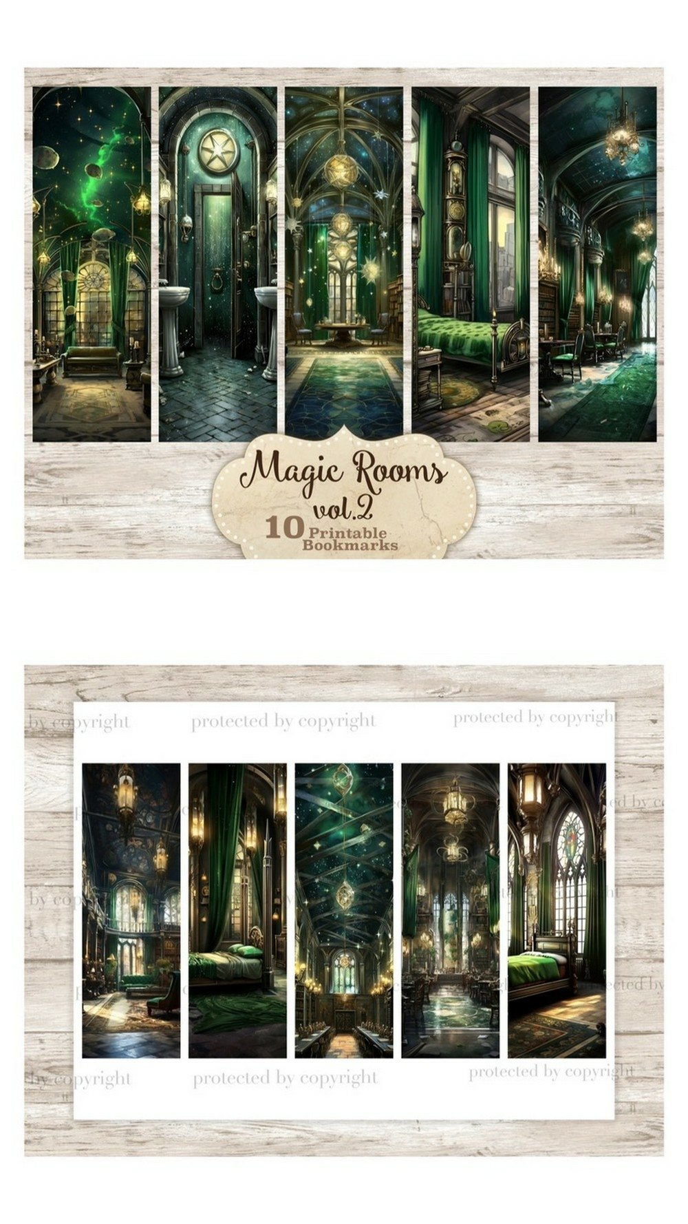 Magical Bedroom Printable | Witch Bookmark