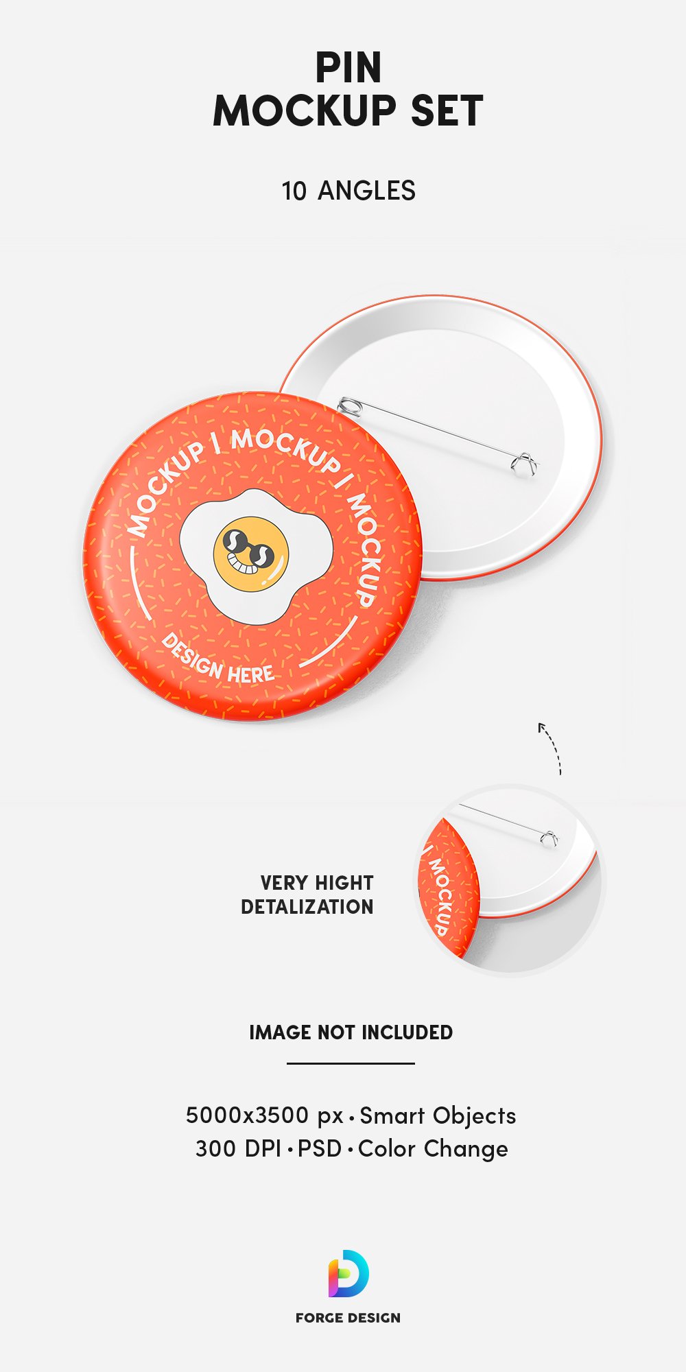 Pin Mockup Set