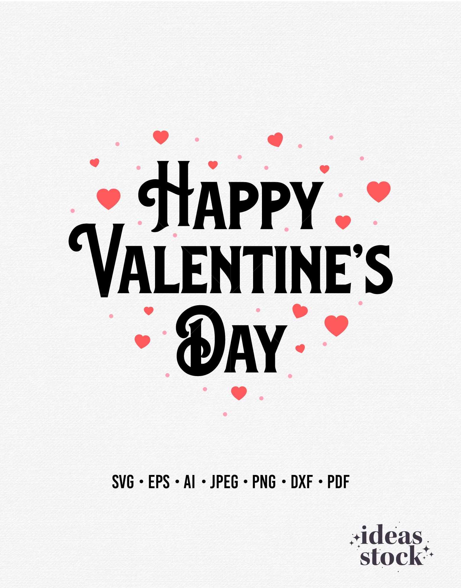 Happy Valentines SVG. Valentines Decoration. Love Svg.
