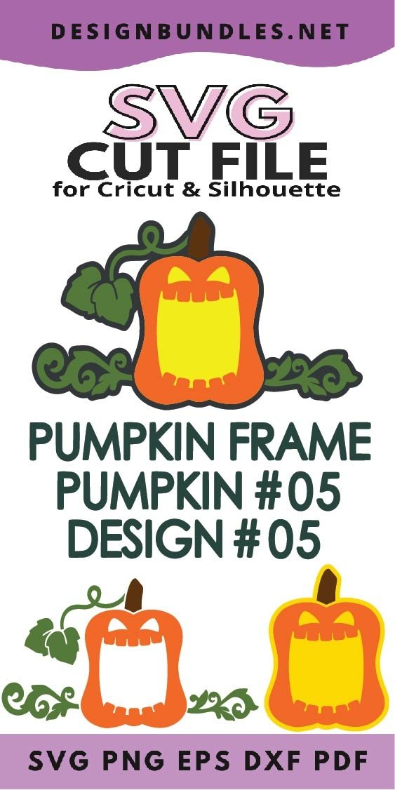 Pumpkin frames Sublimation SVG CUT FILE HALLOWEEN