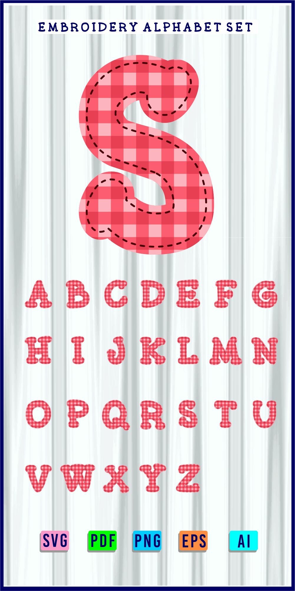 Scrapbook Letters Alphabet SVG | Sublimation Alphabet
