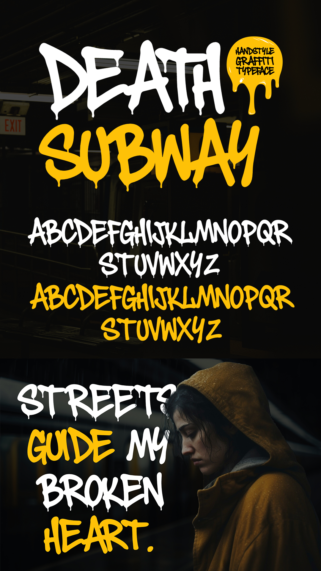 Death Subway – Handstyle Graffiti Drip Energy