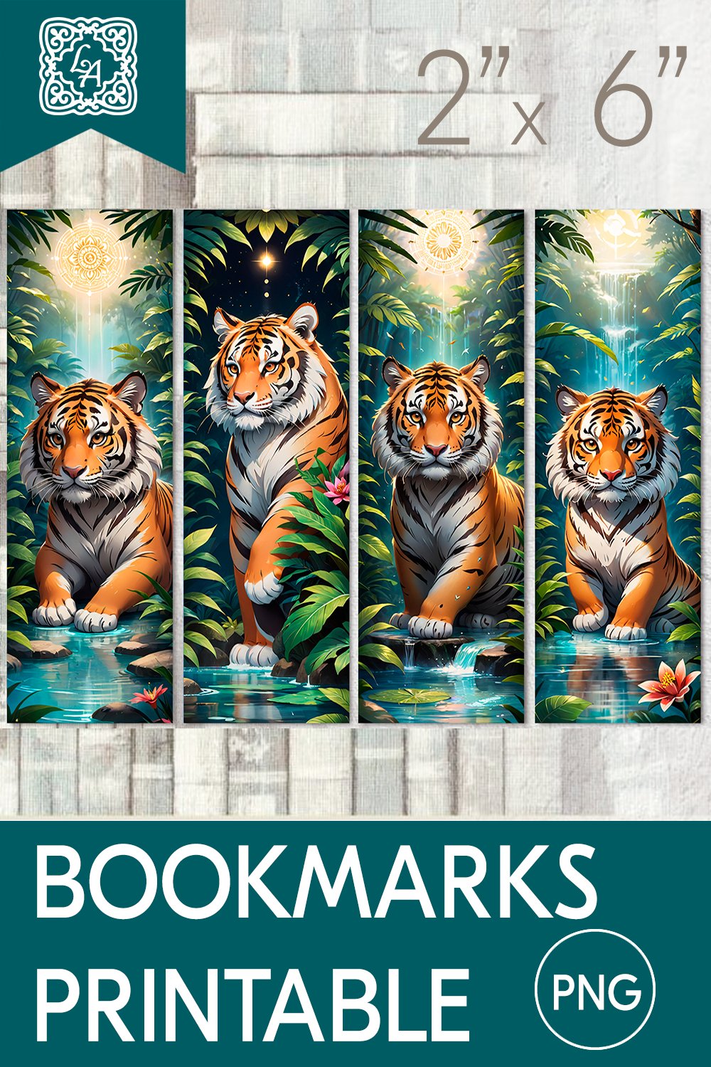 Tiger Printable Bookmark