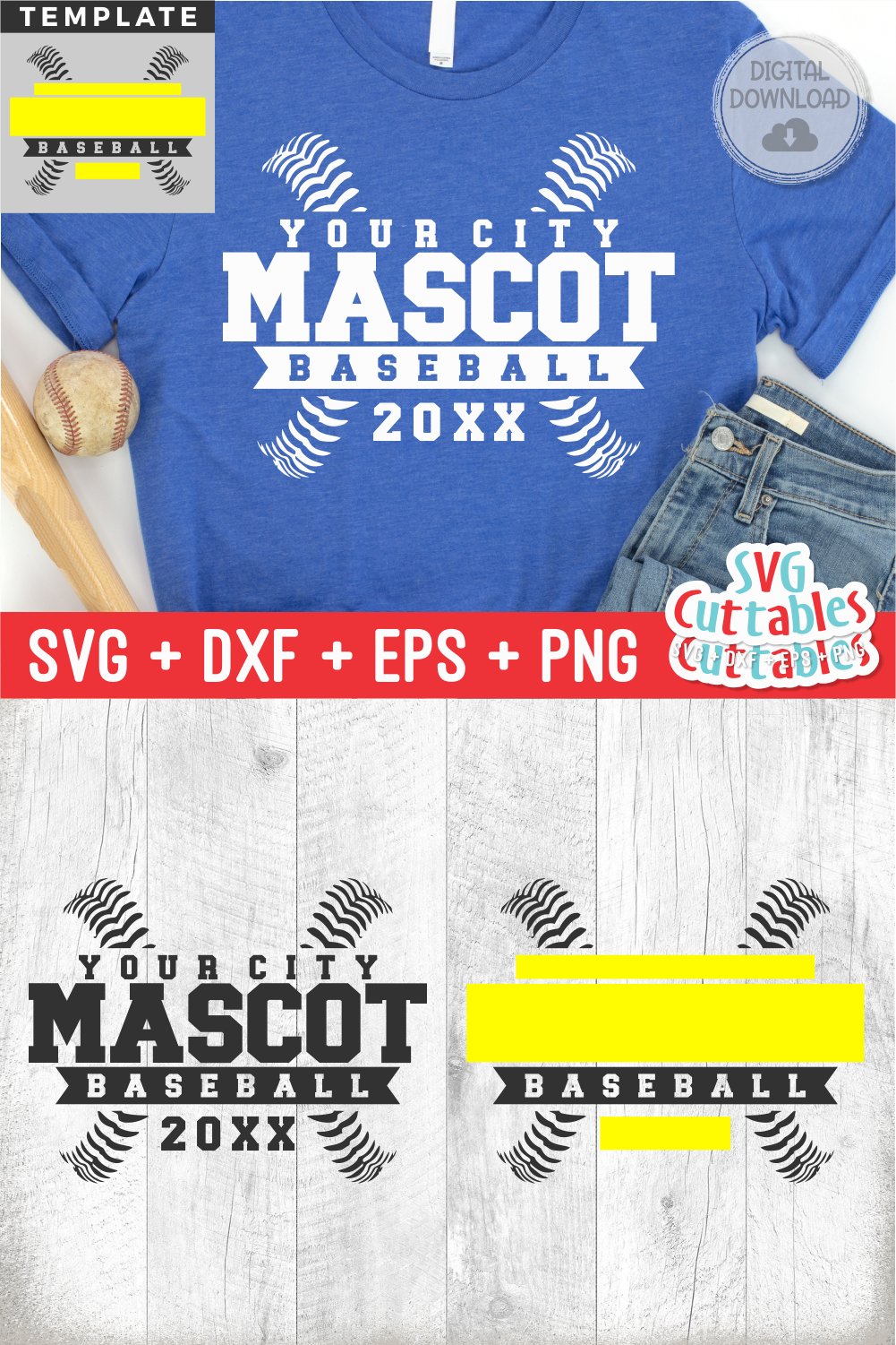 Baseball SVG | Baseball Template 0061