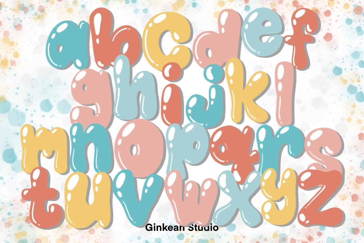 Alphabet brushes, 26 Alphabets brush stamp (1216753)