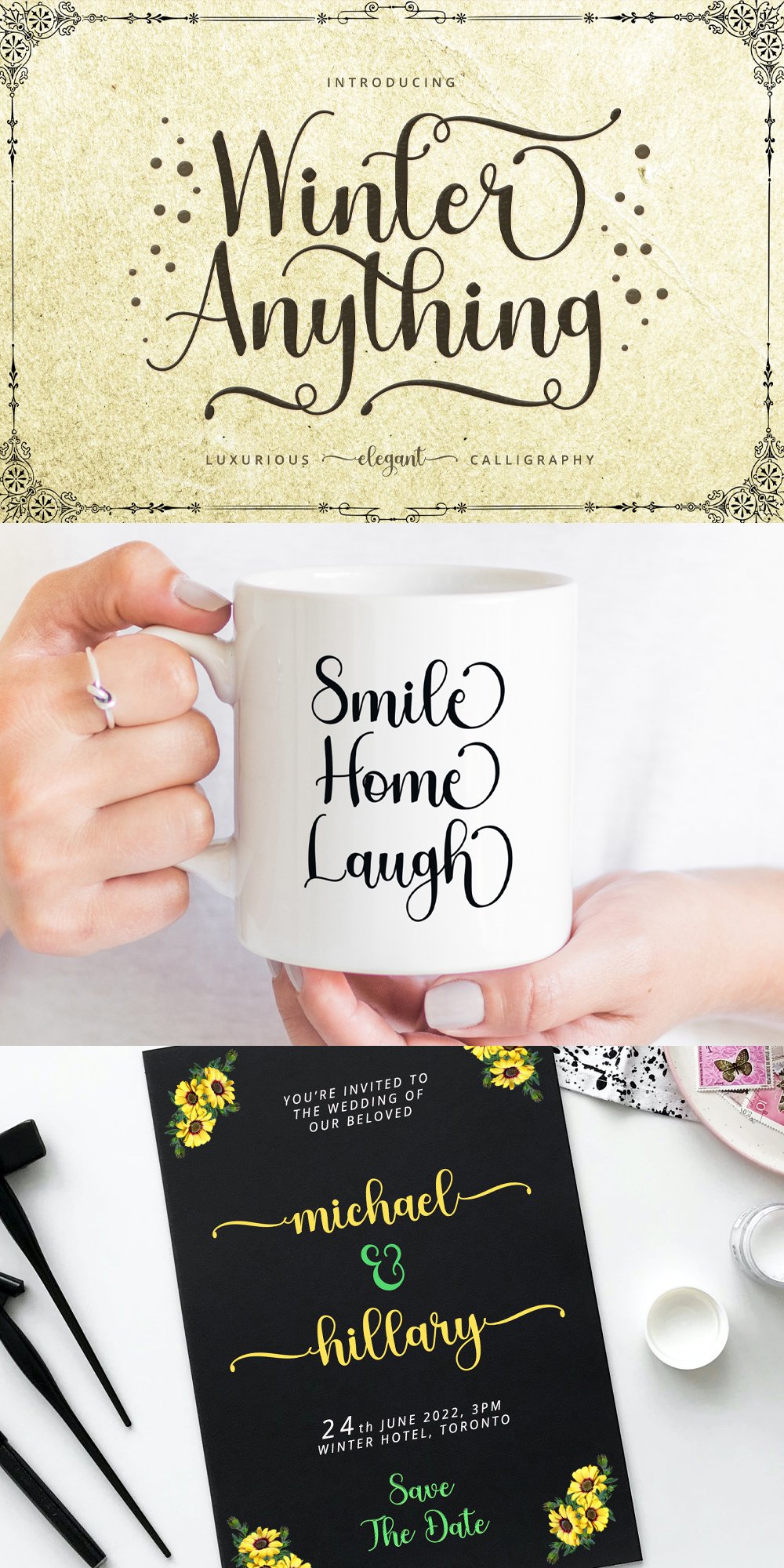 Winter Anything - Elegant Calligraphy