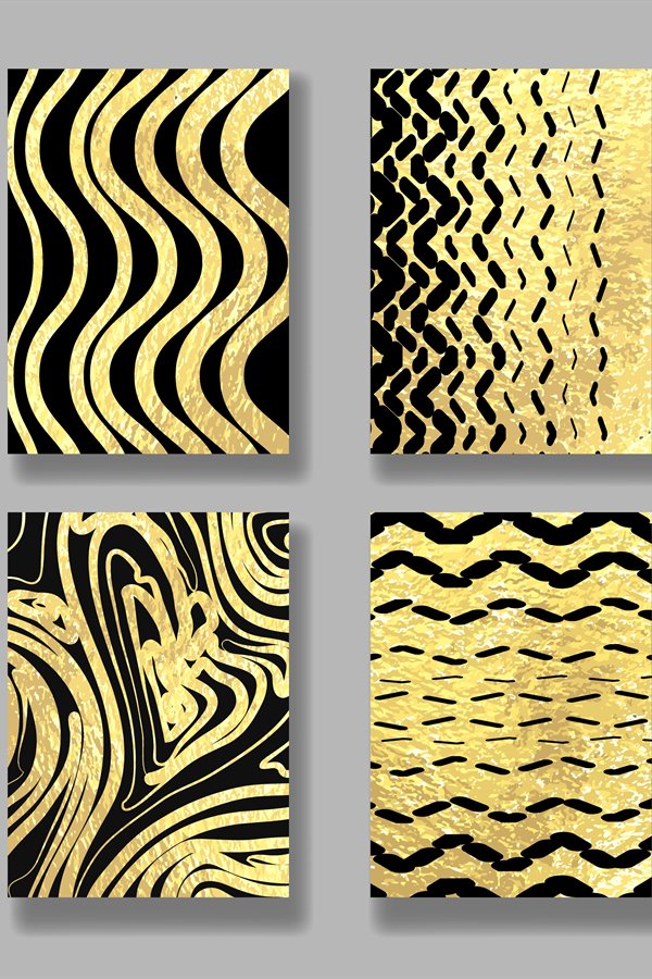 Gold black texture concepts