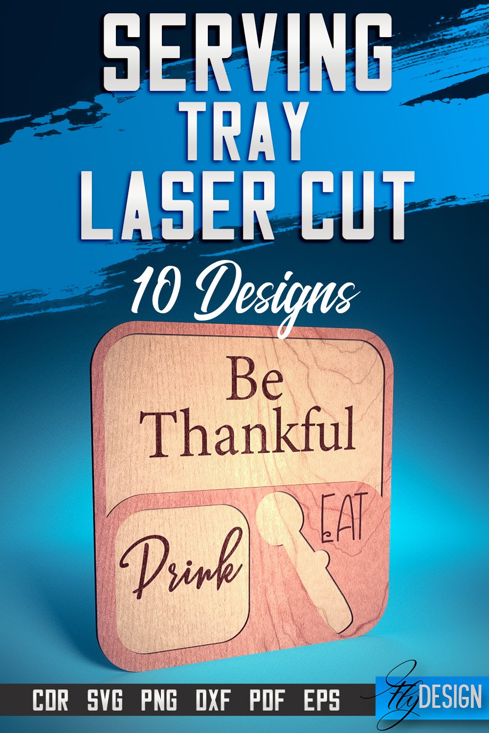 Serving Tray Laser Cut SVG | Tray Laser Cut SVG (2921499)