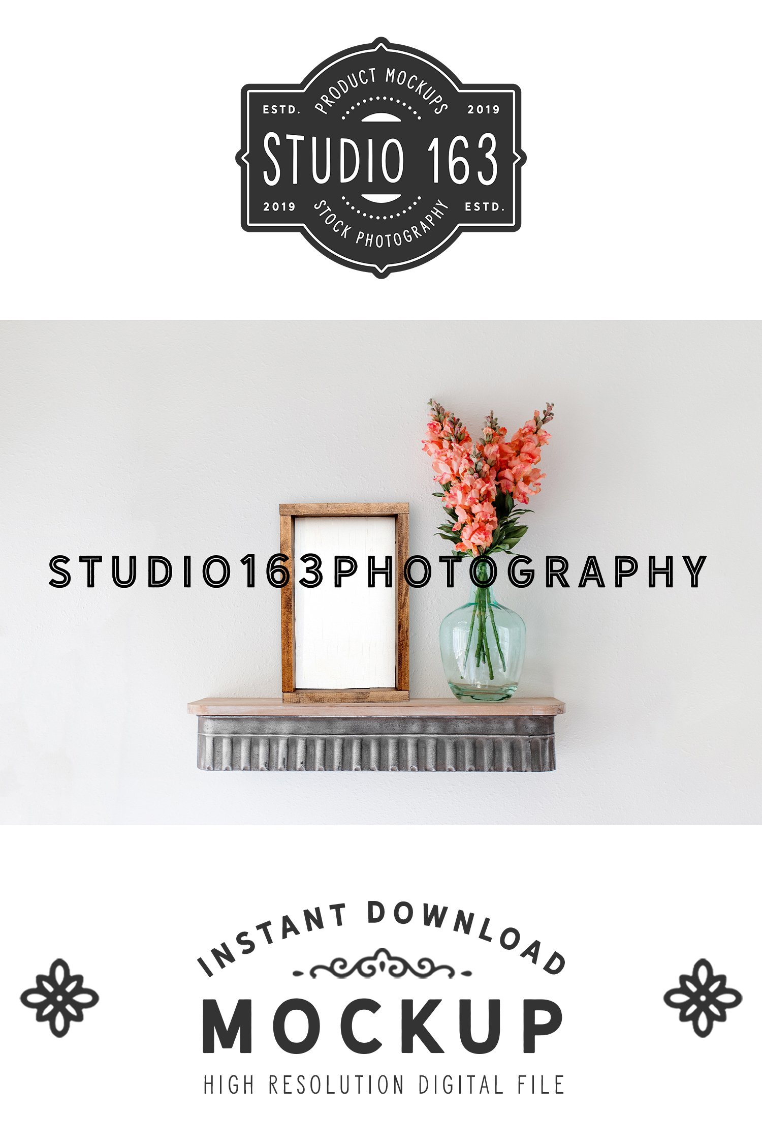 wood farmhouse sign mockup includes a jpeg file