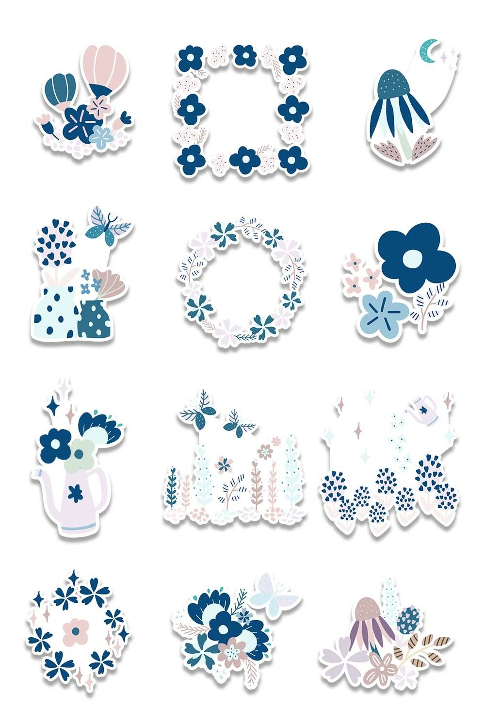 Flowers garden Digital Stickers