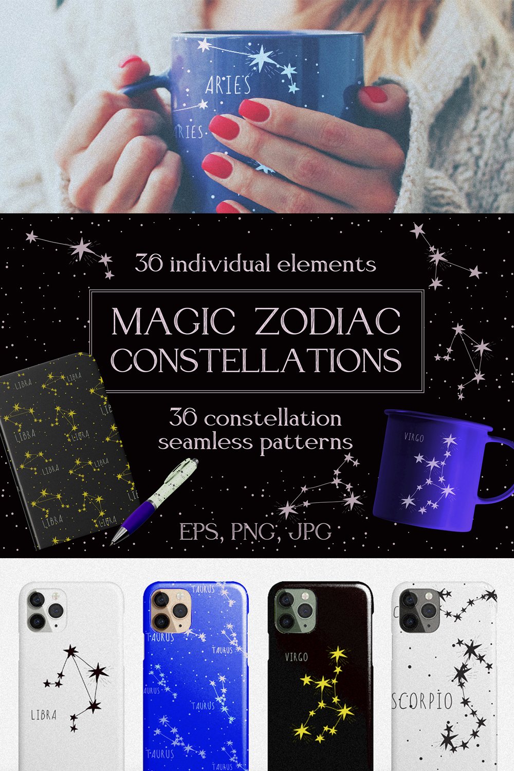Magic zodiac constellations