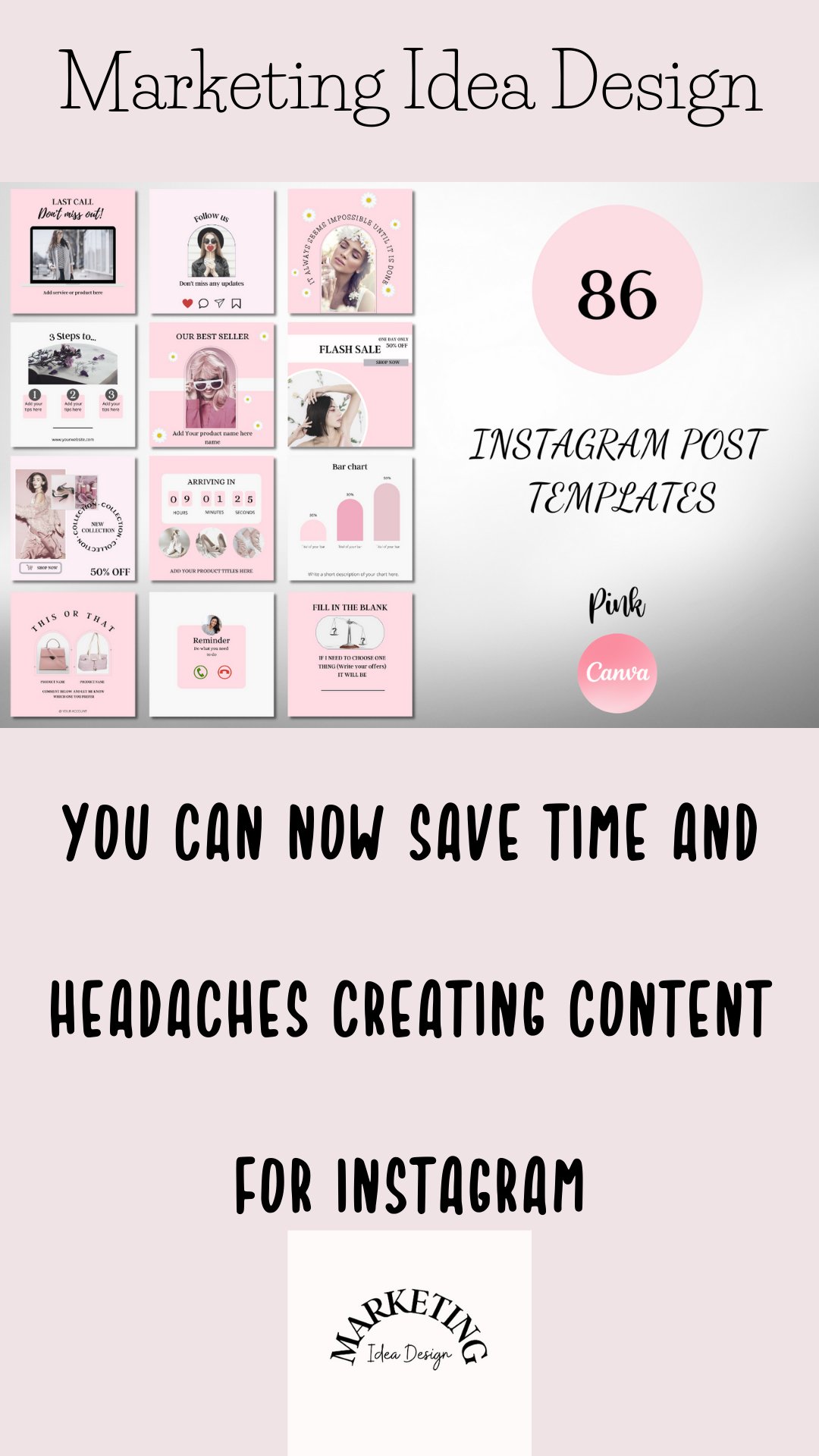 Pink Instagram Templates for Business | 86 Designs