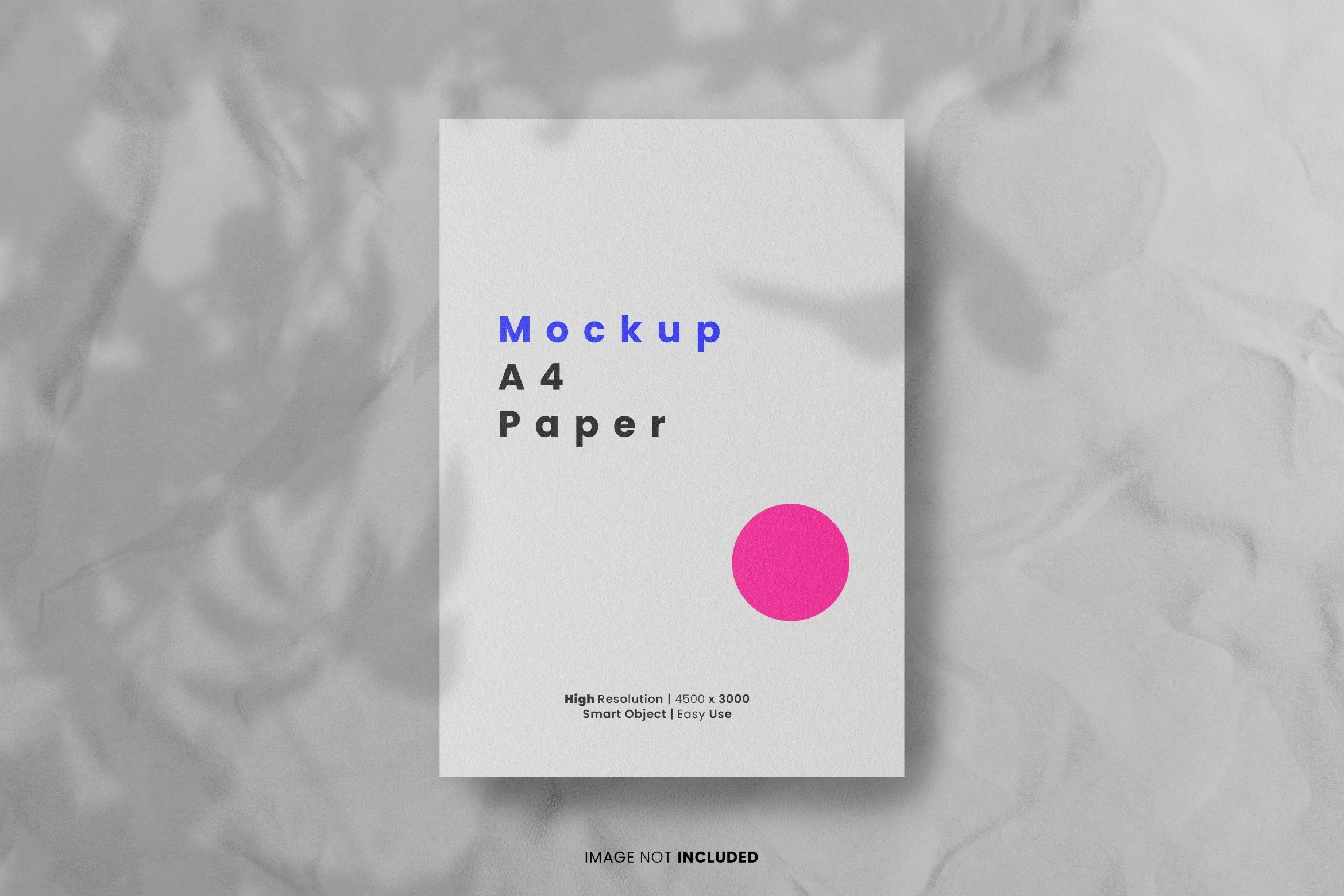 paper a4 logo mockup psd