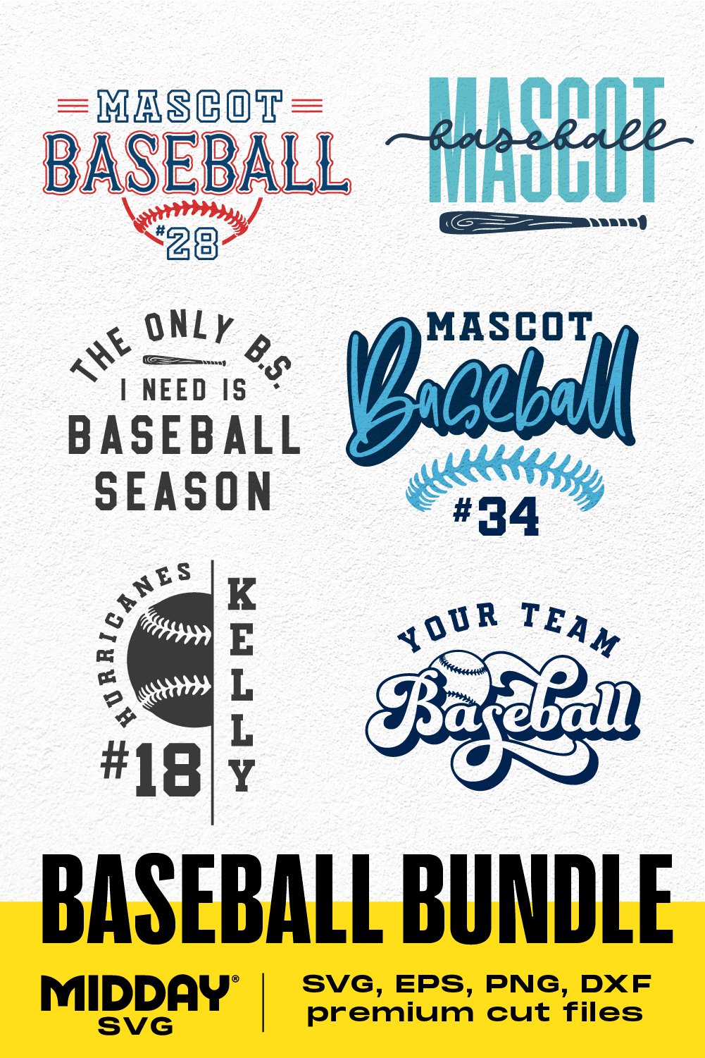 VBaseball Bundle Svg, Team Template Bundle, Baseball Mom